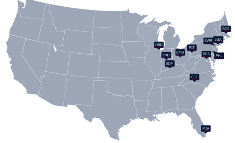 REPUBLIC AIRWAYS BASES | Leadership in Flight Training | LIFT Academy
